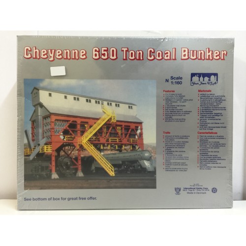 IHC, Cheyenne 650 Ton Coal Bunker, N SCALE 1:160, Plastic Building, No ...